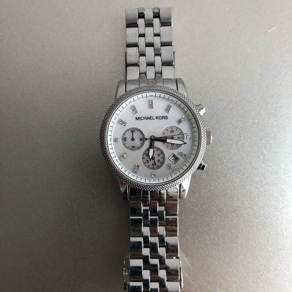 Michael Kors | Accessories | Michael Kors Silver Watch | Poshmark